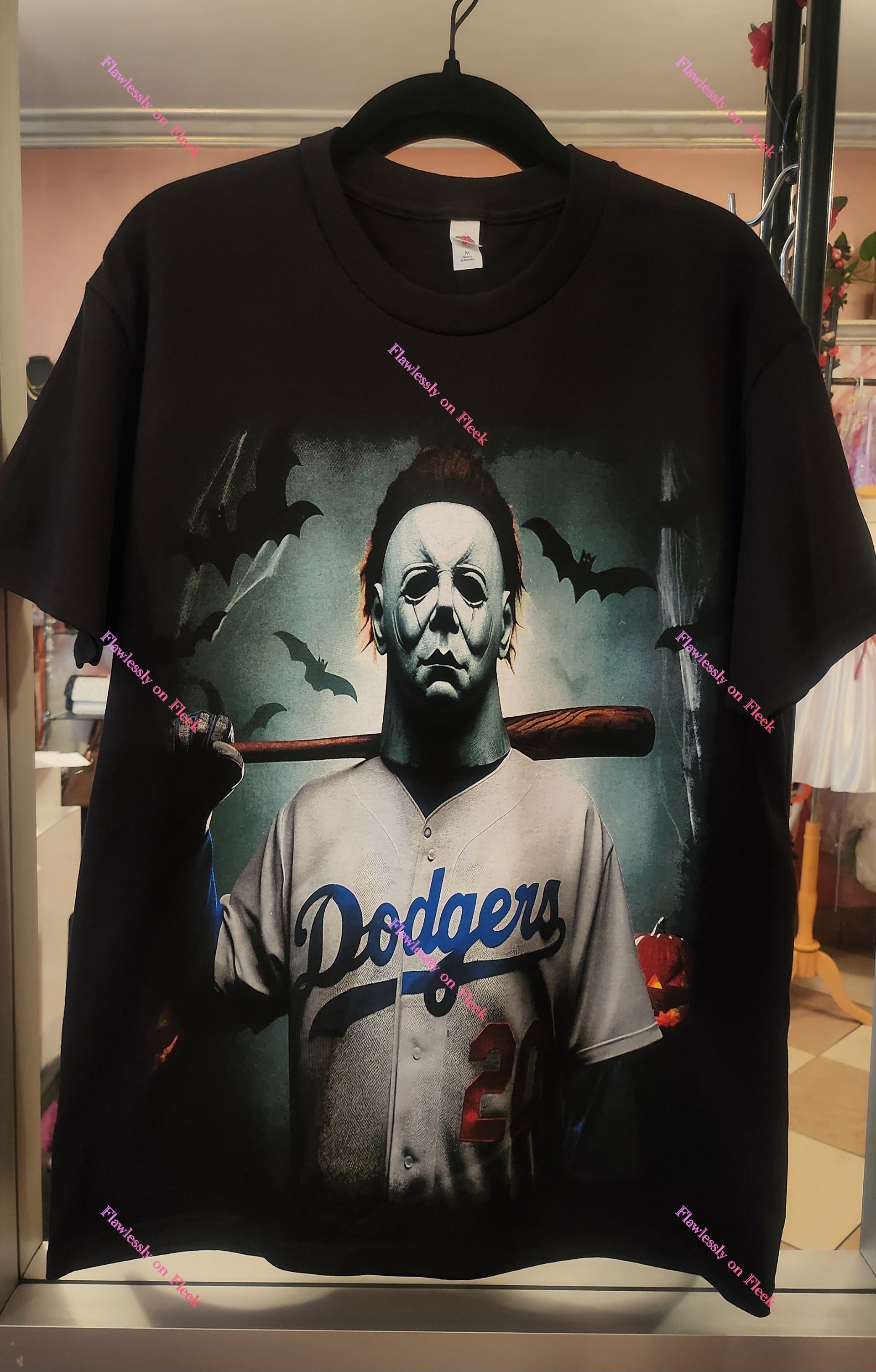 Michael Myers Baseball Graphic T-Shirt – Flawlessly On Fleek